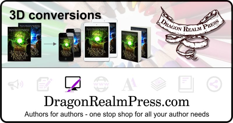 3D Book Cover Conversion - Dragon Realm Press